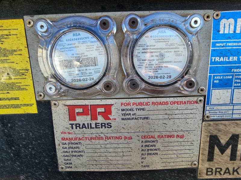 2023 PR TRAILERS 40M3 LINK SIDE TIPPER (SN5656) | PR Group